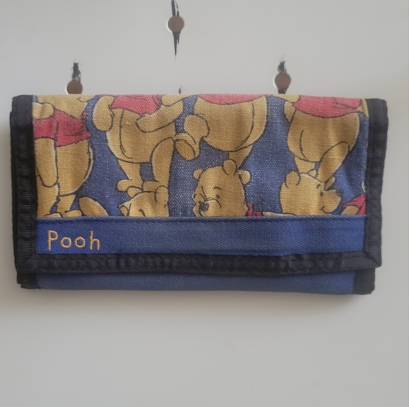 Disney | Bags | Vintage Winnie The Pooh Trifold Wallet | Poshmark